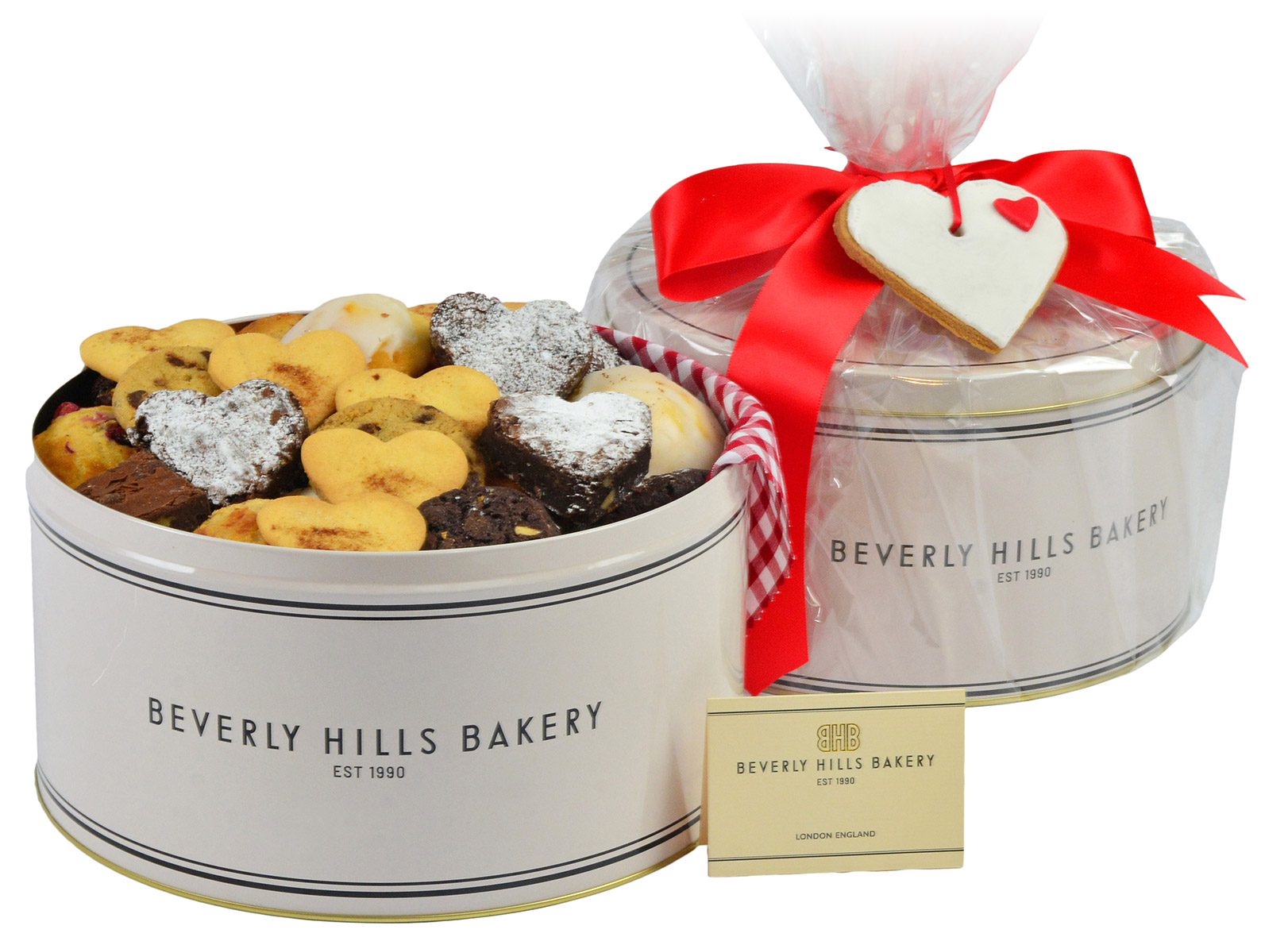 Romantic bakery gifts for delivery in London by Beverly Hills Bakery