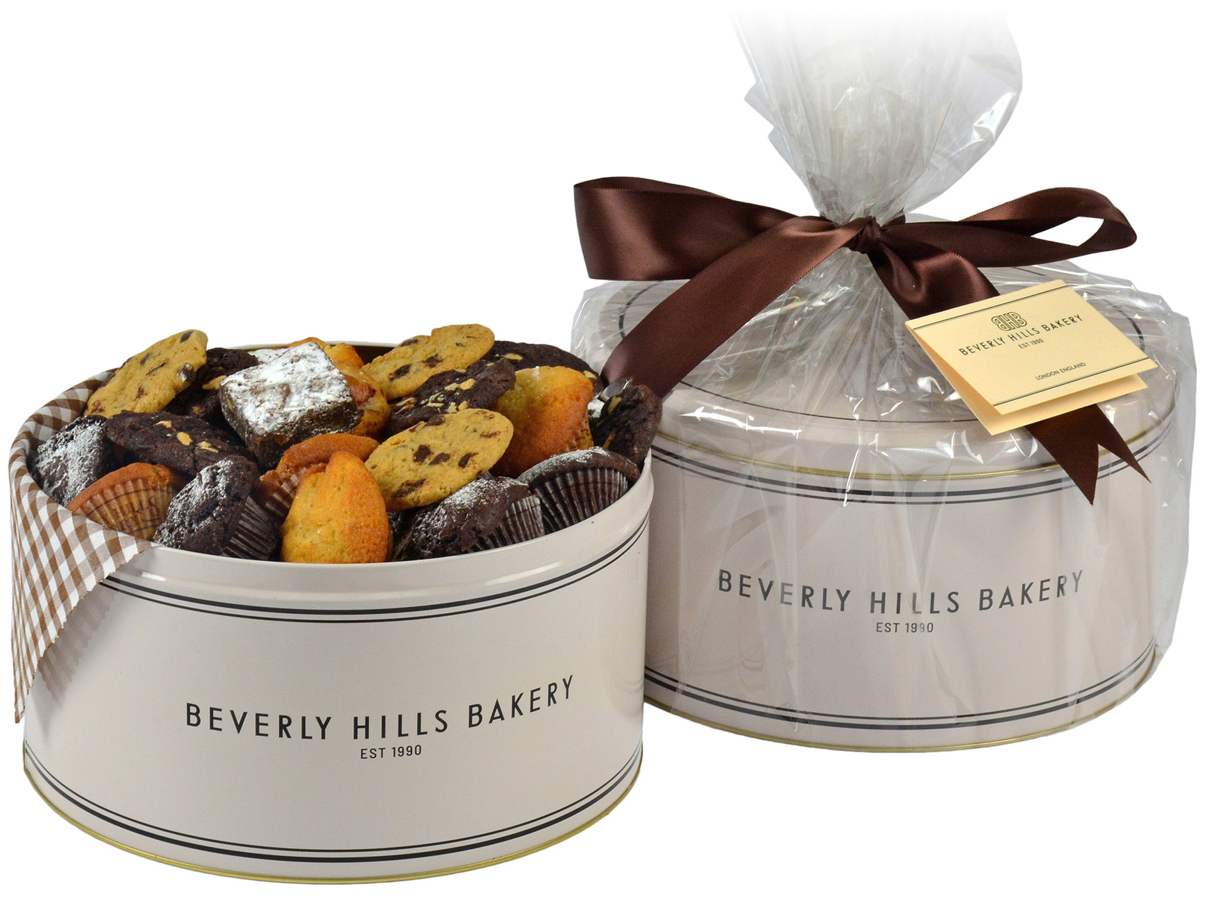 Chocolate bakery tins UK | Chocolate gift tins for delivery in UK